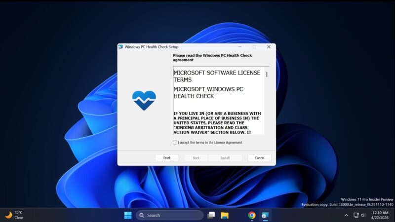 Download PC Health Check App for Windows 10 & Windows 11 - Techdows